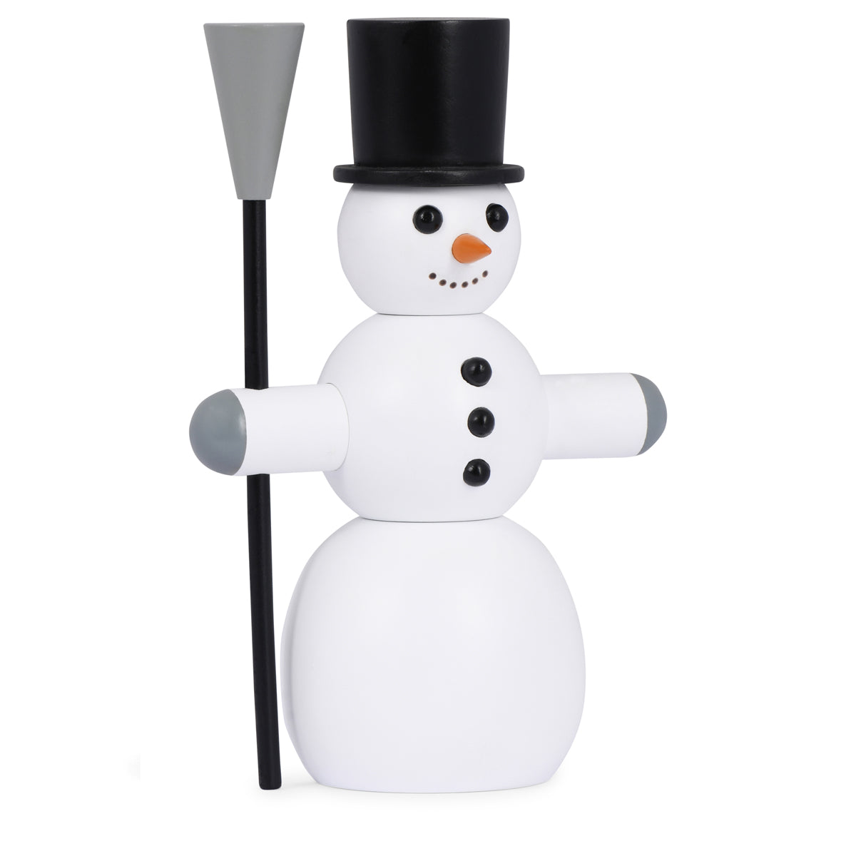 Tall Wooden Snowman Pattern Large SNOWMAN Wooden Figurine By Novoform