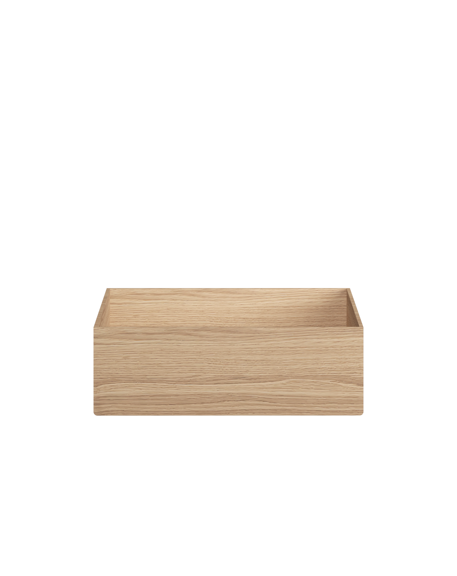 Novoform ARTURO wooden shelf box - natural oak