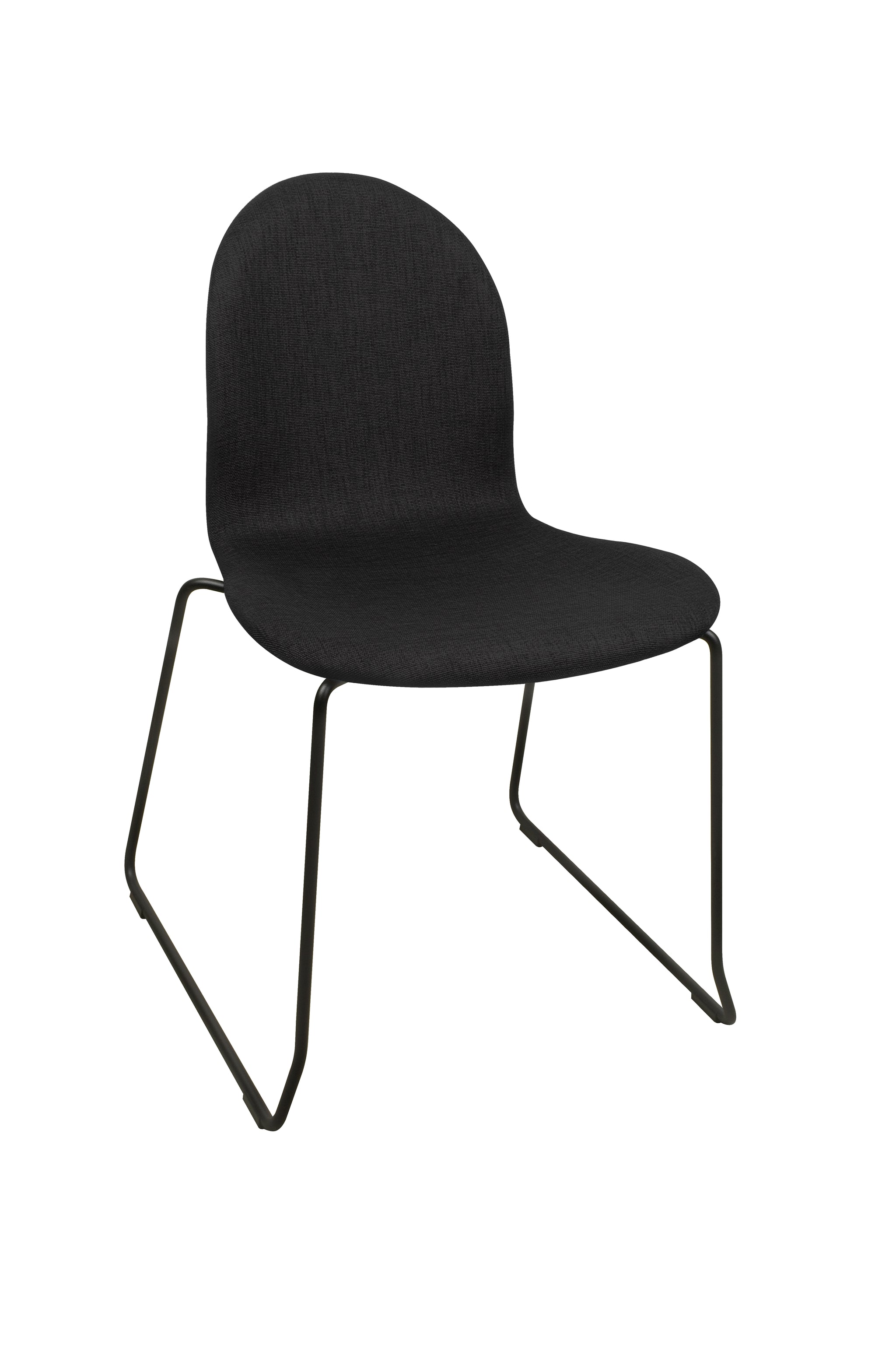 Novoform Comfy1 side chair with black upholstery