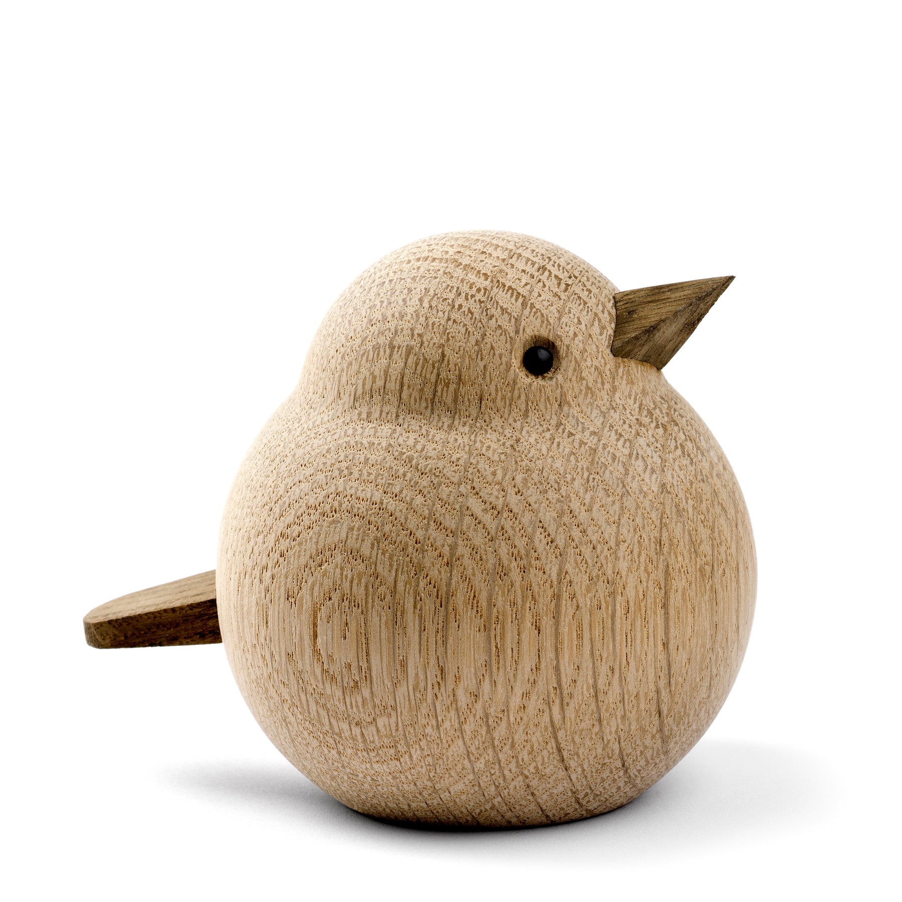 Novoform MAMA SPARROW figurine in natural oak wood