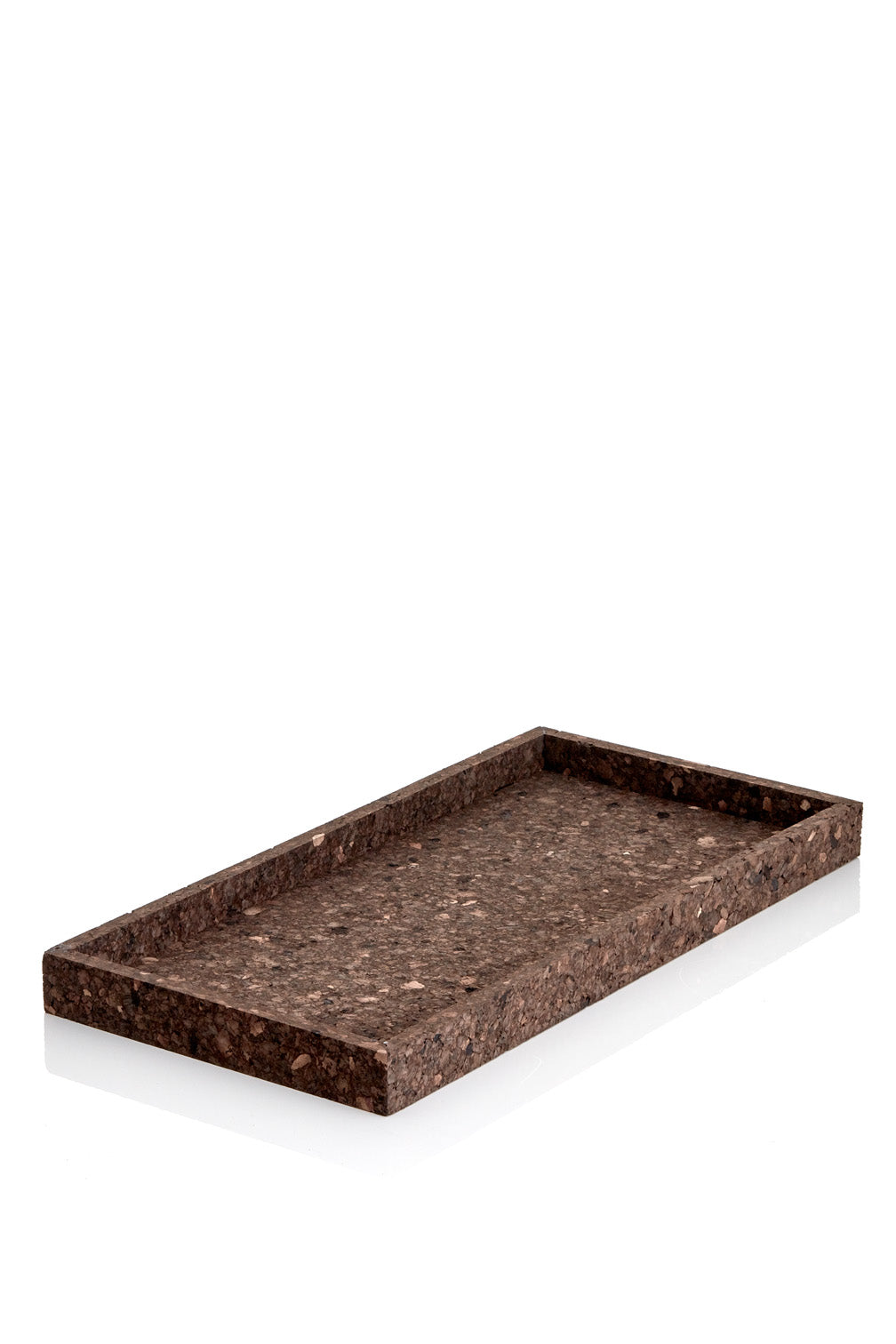 Novoform Cork Tray Rectangular 20x40 Cm Smoked